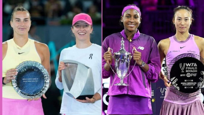 Top five players with most titles won in 2024 WTA Tour – Tennis Sport Light