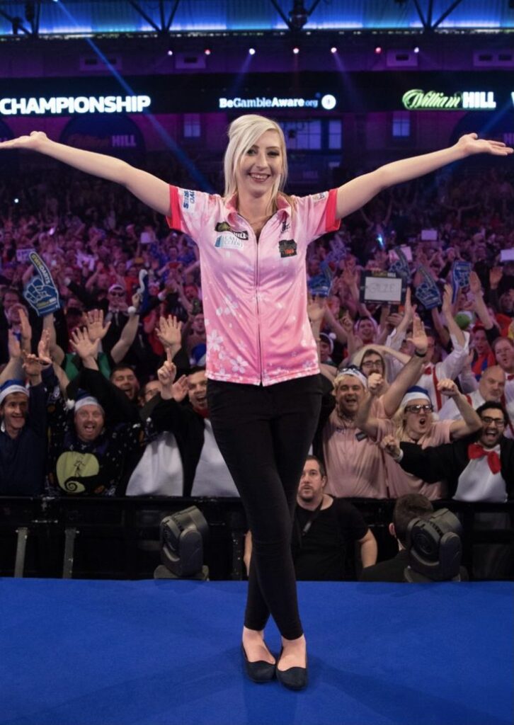 Fallon Sherrock Stuns in Daring Darts Dress — Crowd Couldn’t Believe ...